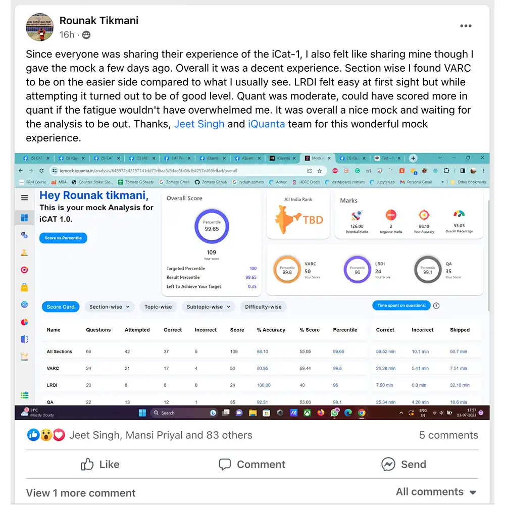 iQuanta: CAT Online Coaching | Best CAT Coaching in India 2024