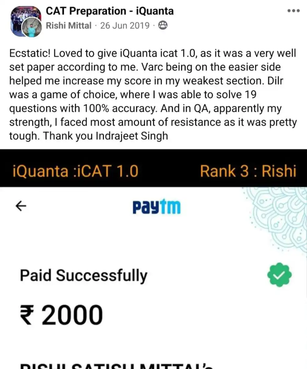 iQuanta: CAT Online Coaching | Best CAT Coaching in India 2024